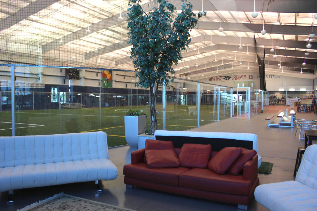 Lounge Area | Longevity Sports Center - Indoor Soccer